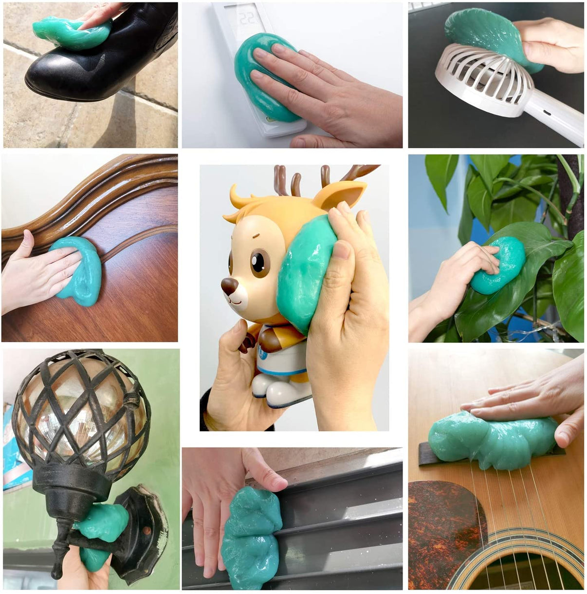 Reusable-Dust absorbing and cleaning gel pack of 2(Buy 1 get 1 FREE ...